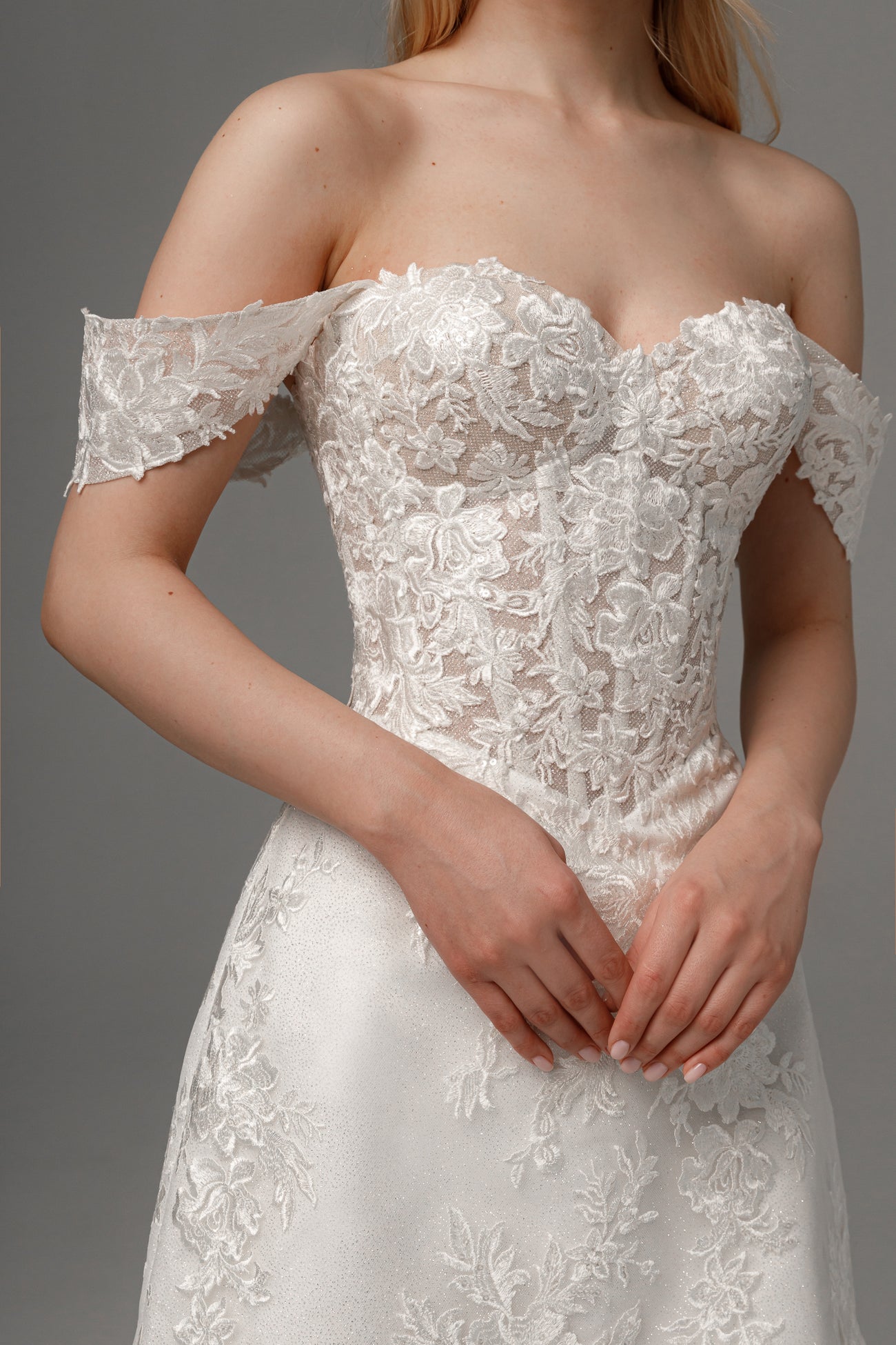 Basque Waist Wedding Dress & Gowns | Olivia Bottega