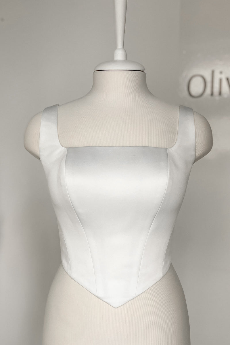 Square Neckline Corset Olla – Olivia Bottega