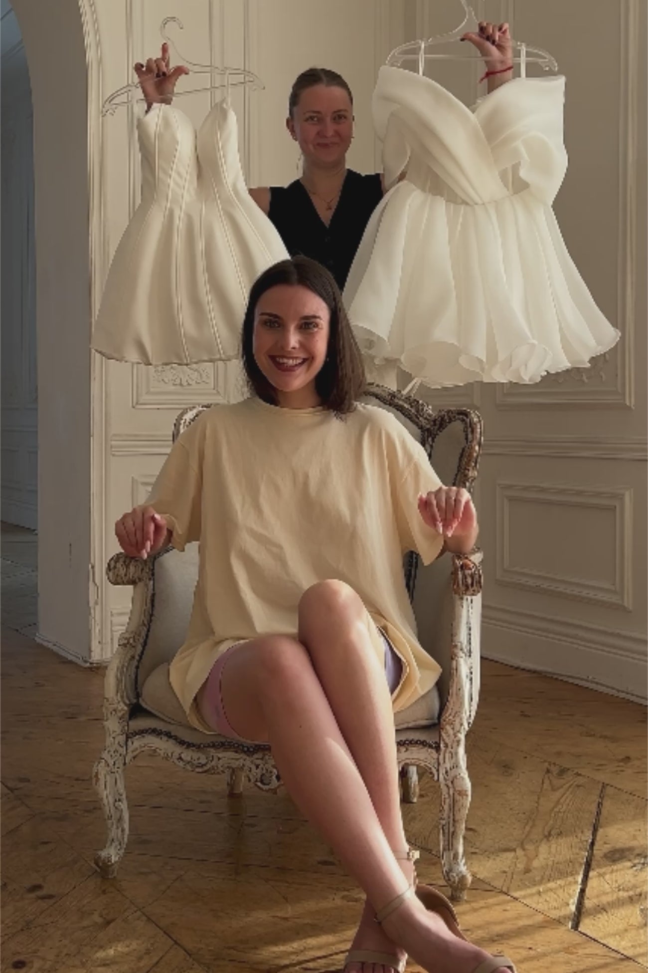 2 in 1 Wedding Dress Inali with Detachable Romanica Skirt – Olivia Bottega